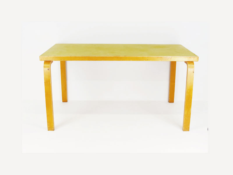 Alvar Aalto / Dining Table / Yellow Linoleum | Chickadee & HOME